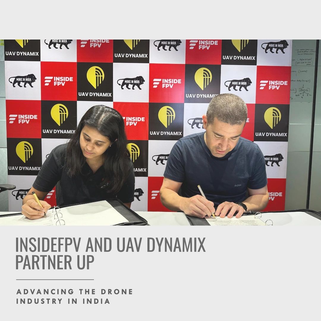 InsideFPV and UAV Dynamix Sign MoU to Advance Indian Drone Market